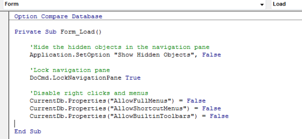 Vba Code To Hide Menu Ribbon In Ms Access Easy Guide 2024