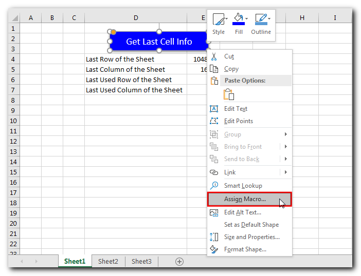 Vba Code To Find Last Used Column Or Row In Excel 2025