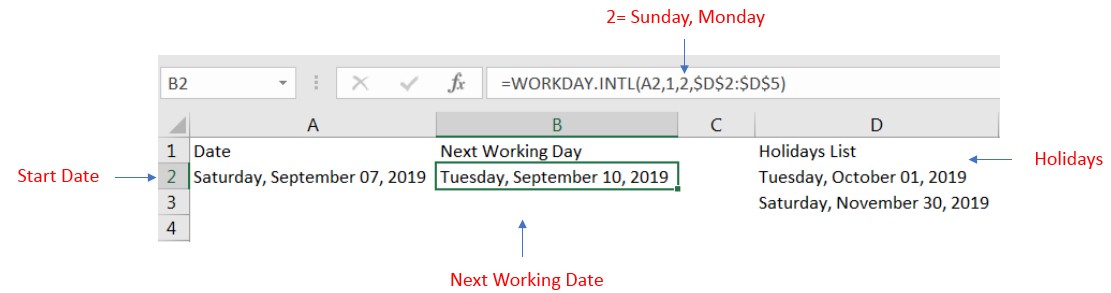 Complete Guide: How To Use Workday. INTL Function In Excel? Complete Guide: How To Use Workday. INTL Function In Excel?